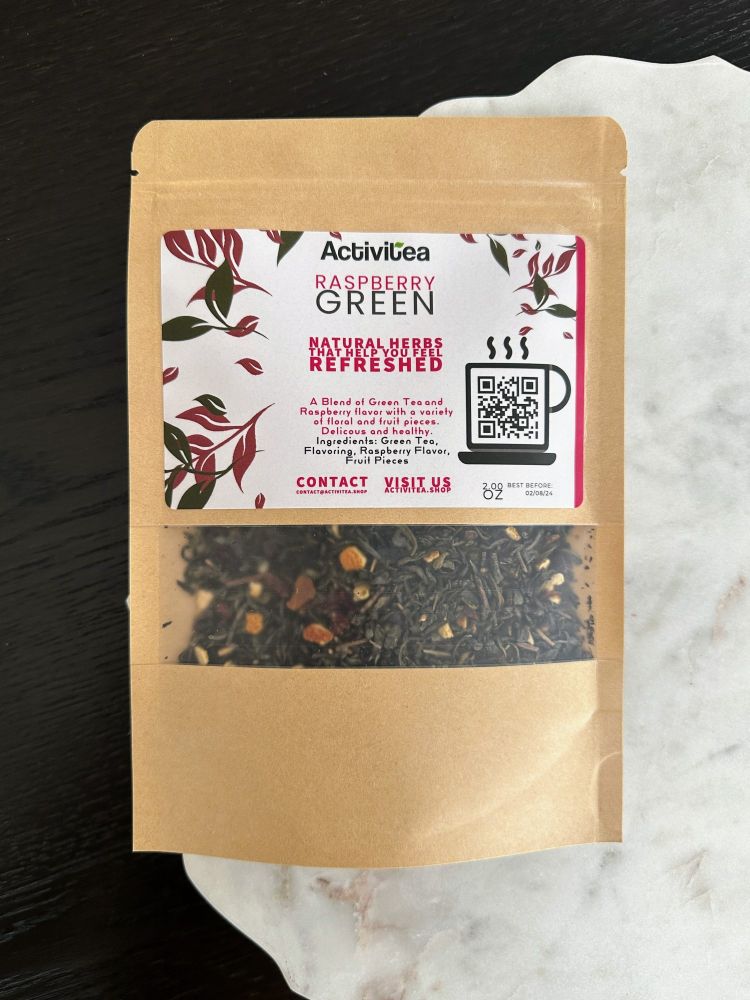 Buy Raspberry Green Tea Online - Activitea